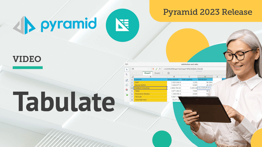 Pyramid 2023 Release: Tabulate - Videos - Pyramid Analytics